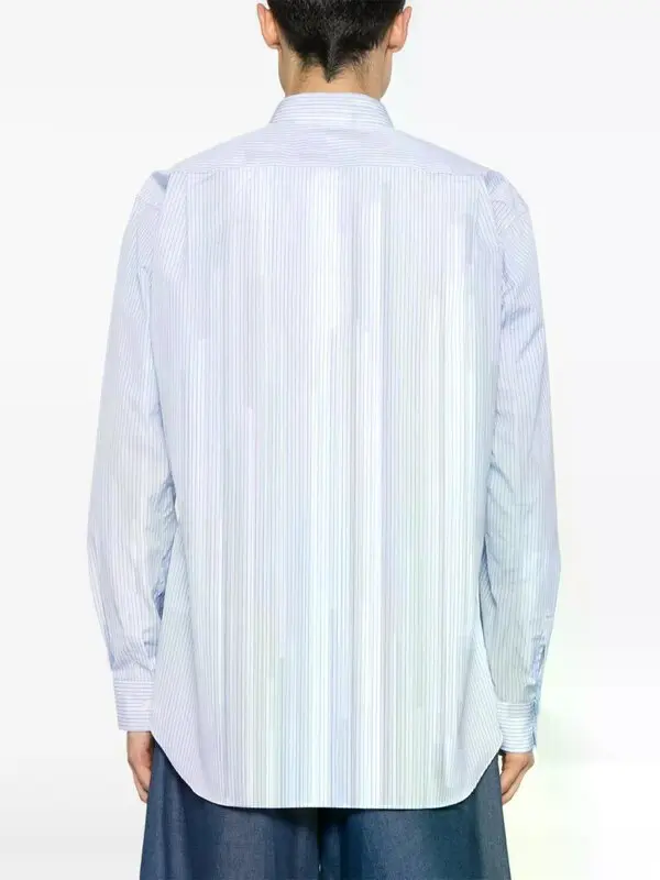 Comme Des Garçons Patchwork Striped Shirt