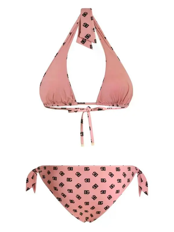 Dolce & Gabbana Dna Polka-dot Print Bikini