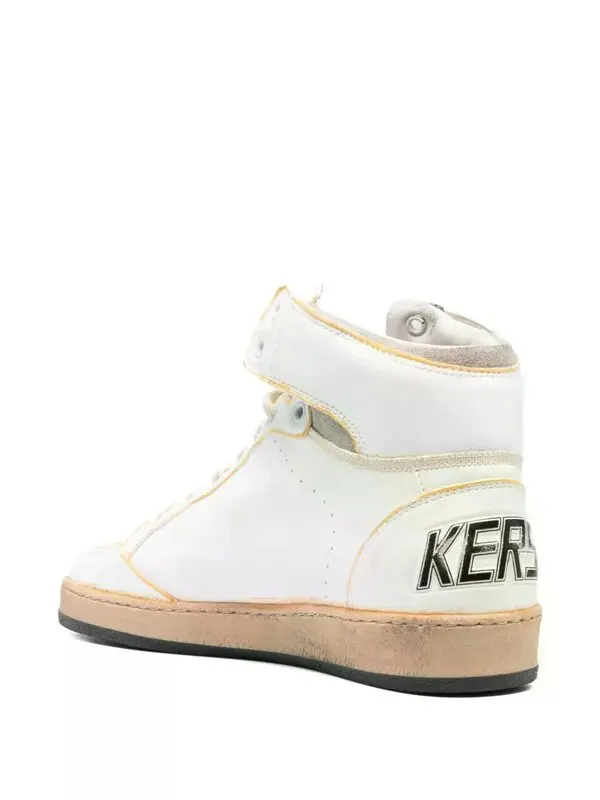 GOLDEN GOOSE Sky-star High Top Sneakers - Neutrals