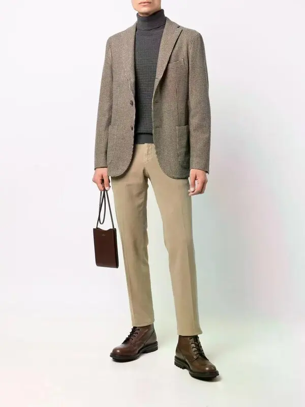 Incotex Slim-fit Cotton Trousers - Neutrals
