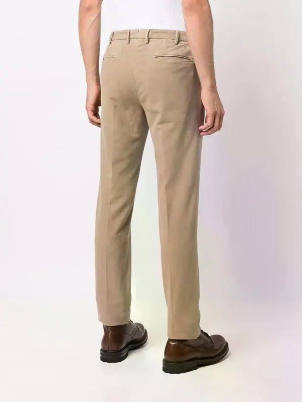 Incotex Slim-fit Cotton Trousers - Neutrals