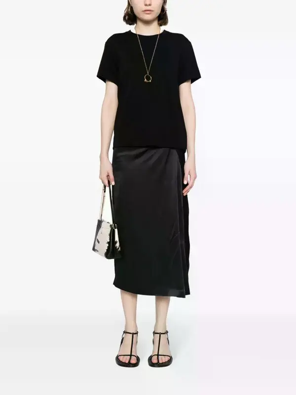 Vince Crew-neck Cotton T-shirt - Black