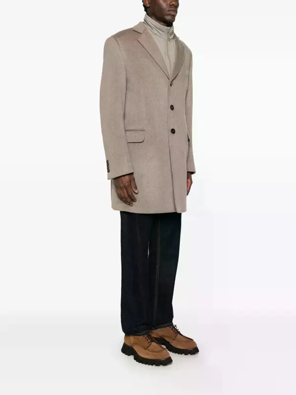 FAY Double-layer Coat - Brown