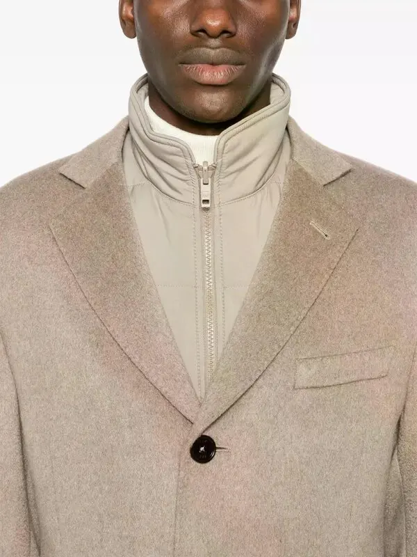 FAY Double-layer Coat - Brown