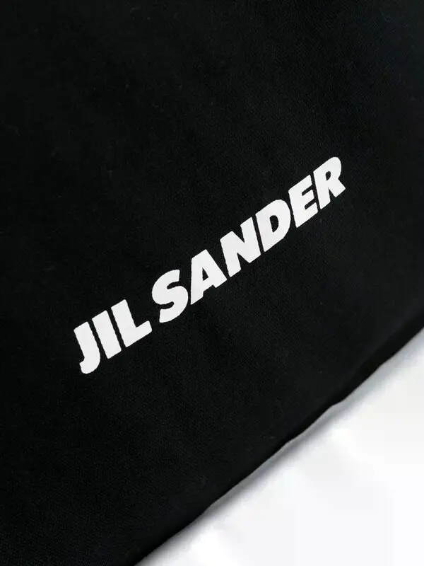JIL SANDER Logo-print Tote Bag - Black