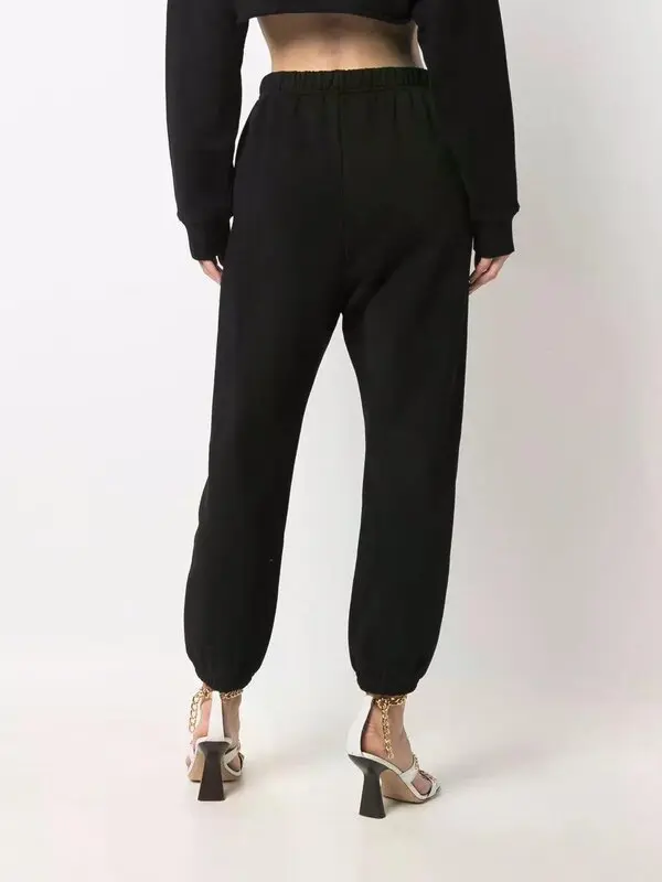 Dsquared2 Icon" Logo Print Cotton Track Pants - Black