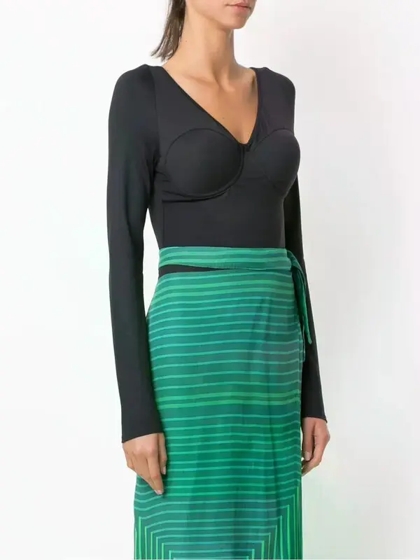 AMIR SLAMA Long Sleeved Bodysuit