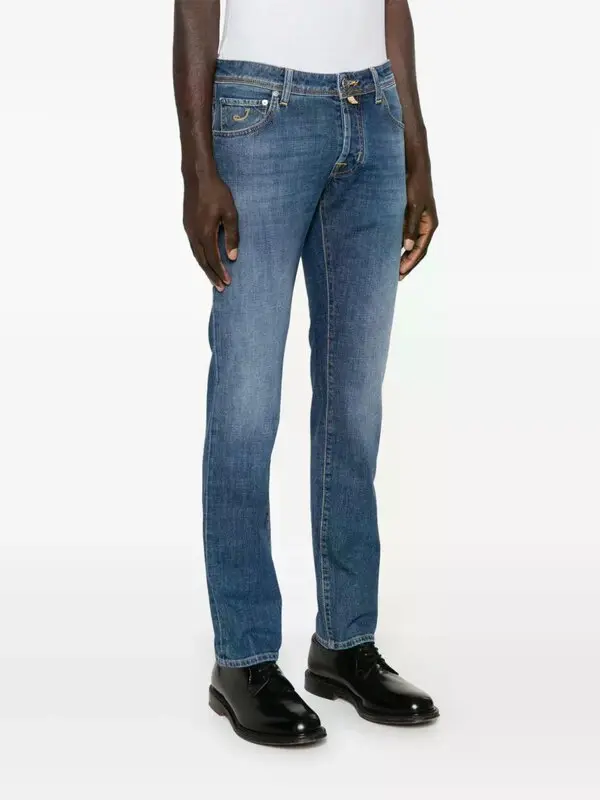 Jacob Cohen Nick Slim-fit Low-rise Jeans - Blue