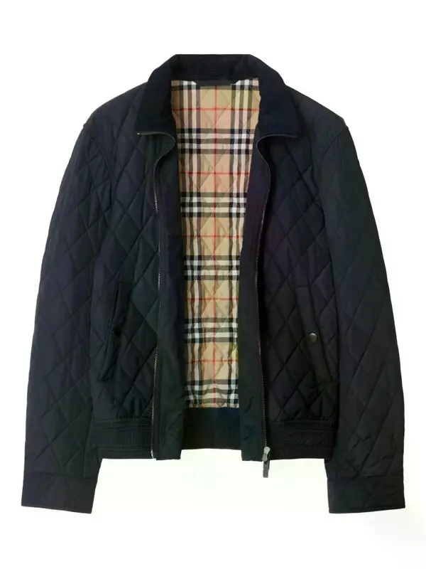 Burberry Quilted Bomber Jacket