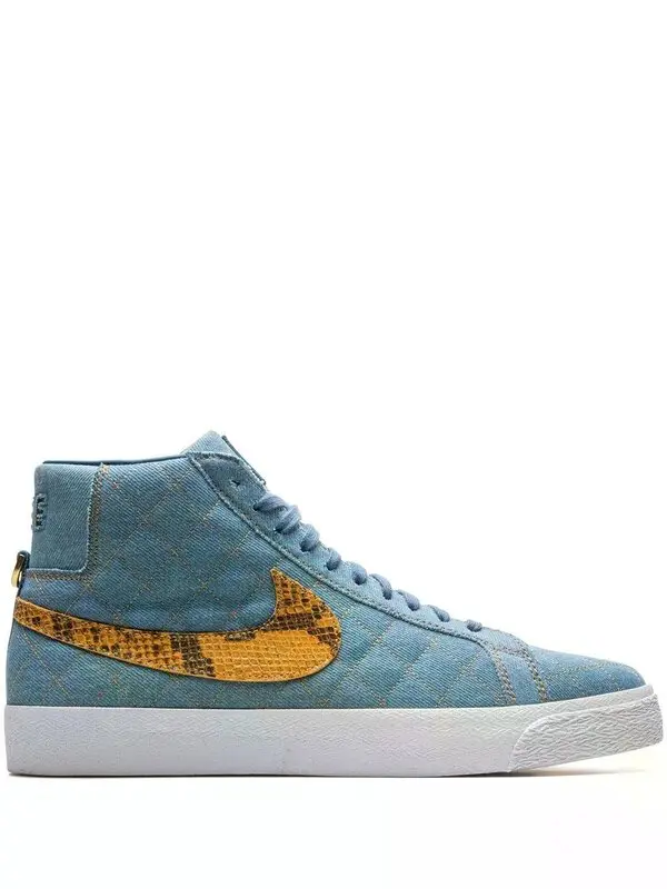 Nike X Supreme Sb Blazer High-top Sneakers - Blue