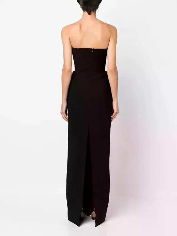 MONOT Cut-out Strapless Gown