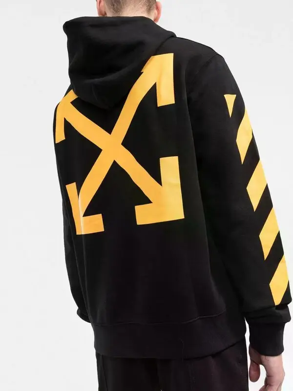 Off-White Caravaggio Print Hooded Sweatshirt