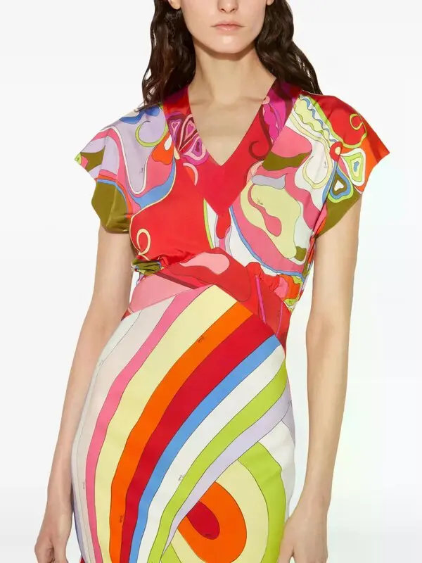 Emilio Pucci Iride-print Dress
