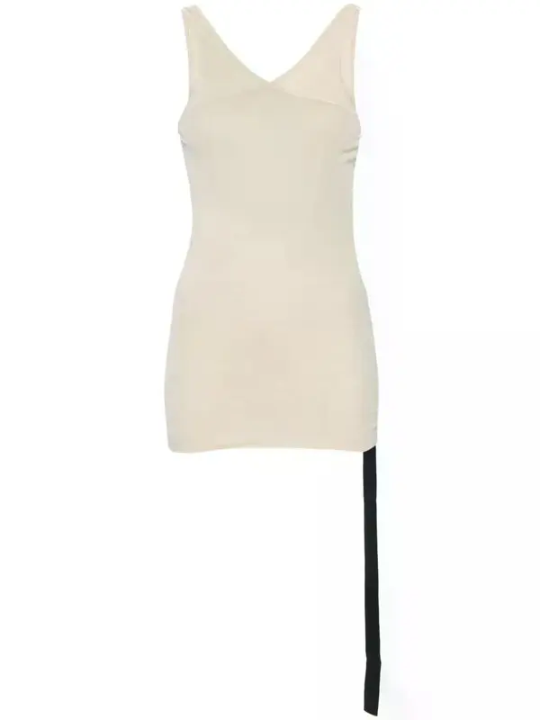 Rick Owens Double Ziggy Banana Jersey Tank Top