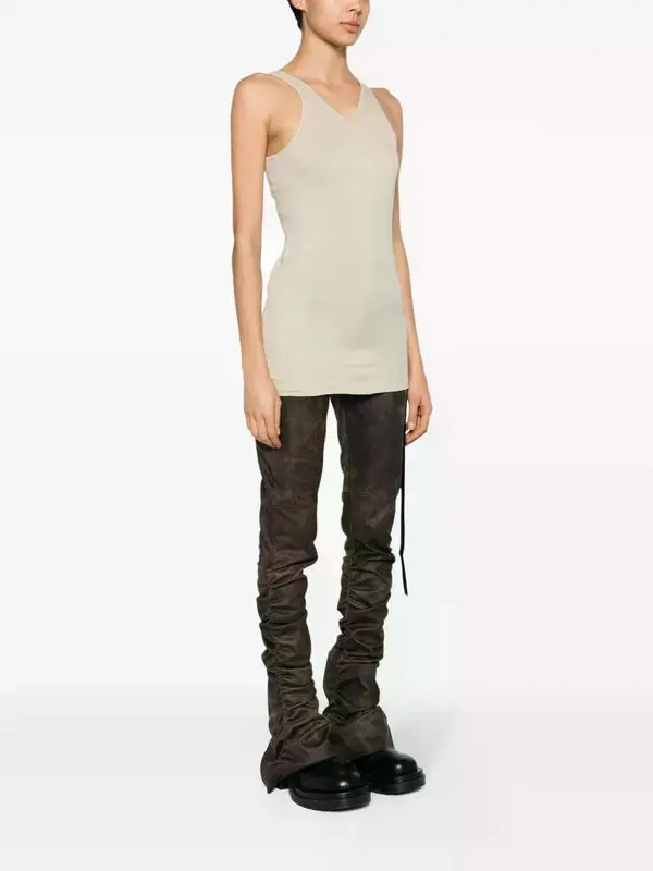 Rick Owens Double Ziggy Banana Jersey Tank Top