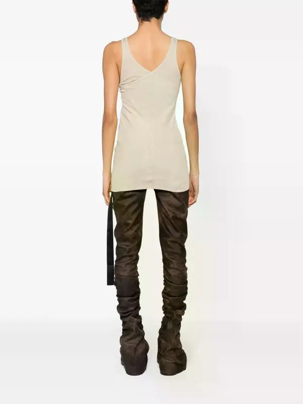 Rick Owens Double Ziggy Banana Jersey Tank Top