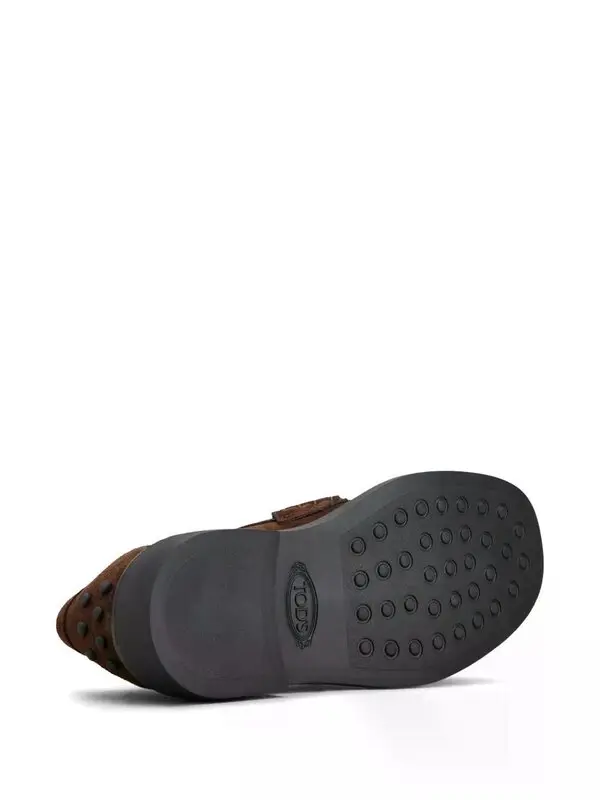 TOD'S Suede Penny Slot Loafers