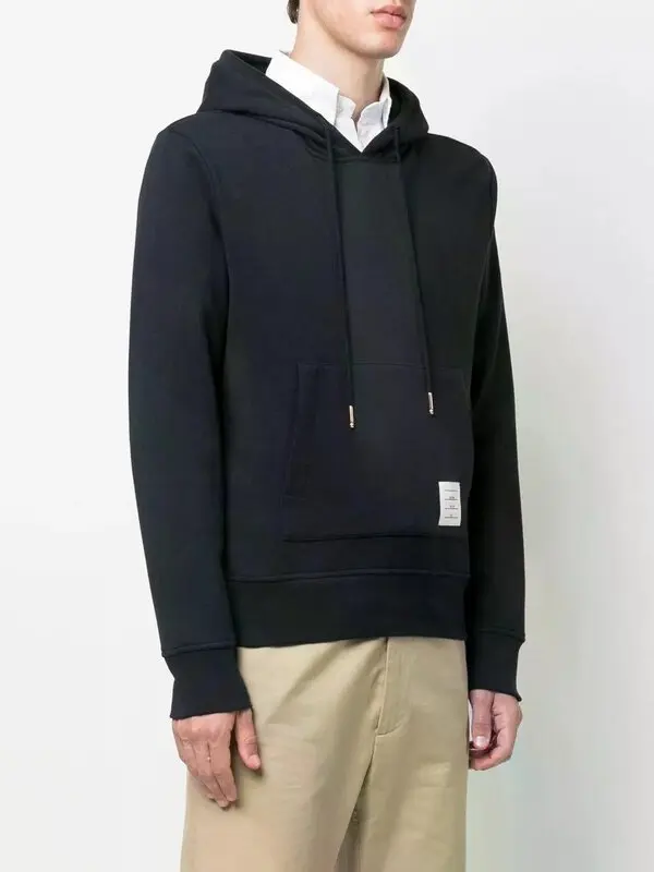 Thom Browne Logo-patch Hoodie