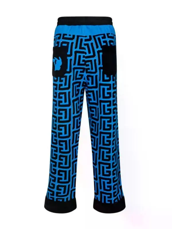 Balmain X Pokemon Monogram-print Cotton Track Pants