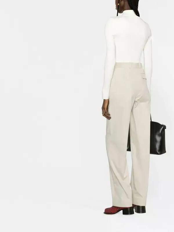 COURREGES Reedition Ribbed Sweater