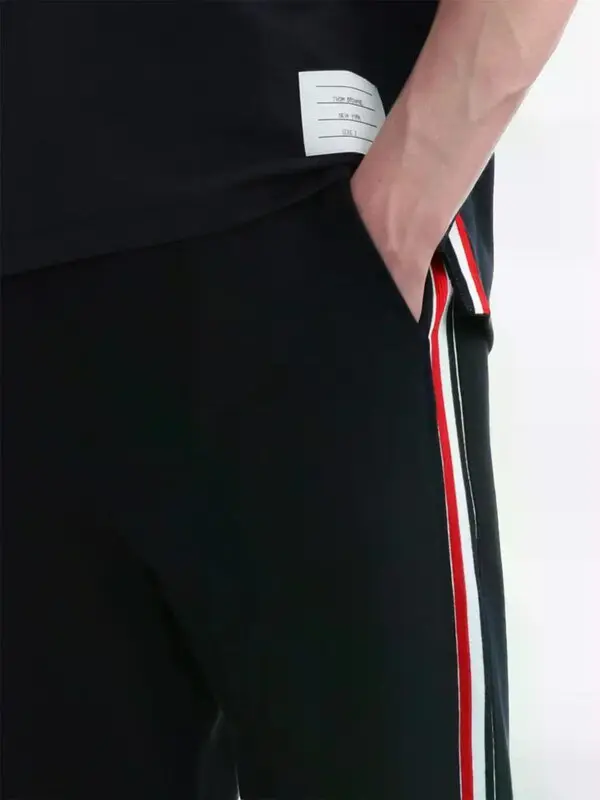 Thom Browne Rwb Stripe Loopback Track Pants