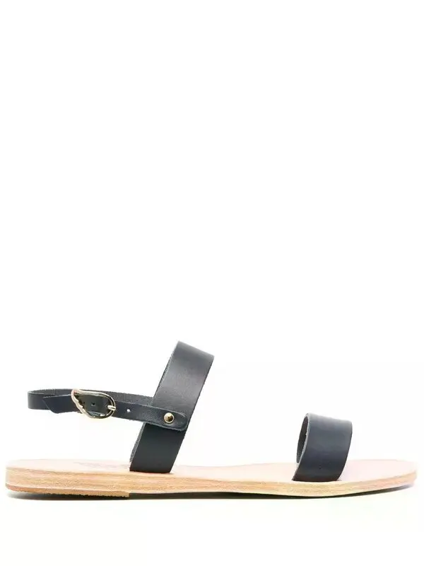 ANCIENT GREEK SANDALS Clio Leather Sandals - Blue