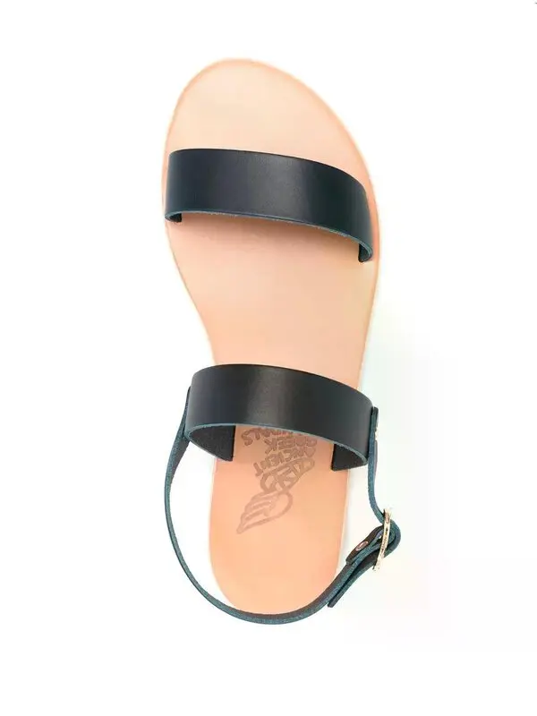 ANCIENT GREEK SANDALS Clio Leather Sandals - Blue