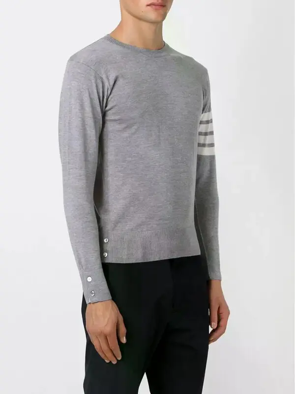 Thom Browne 4-bar Jumper - Grey