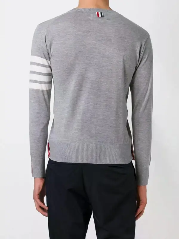 Thom Browne 4-bar Jumper - Grey