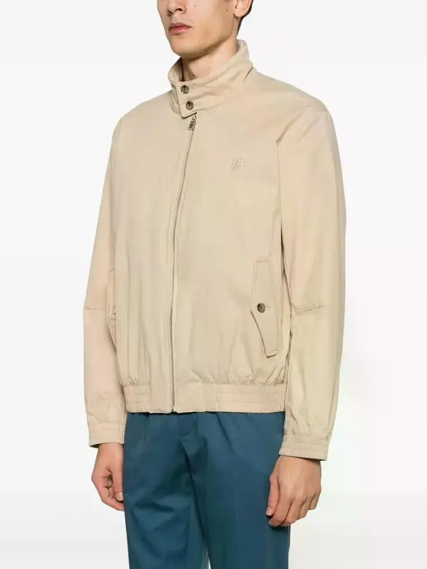 BOSS Embroidered Double-b Bomber Jacket