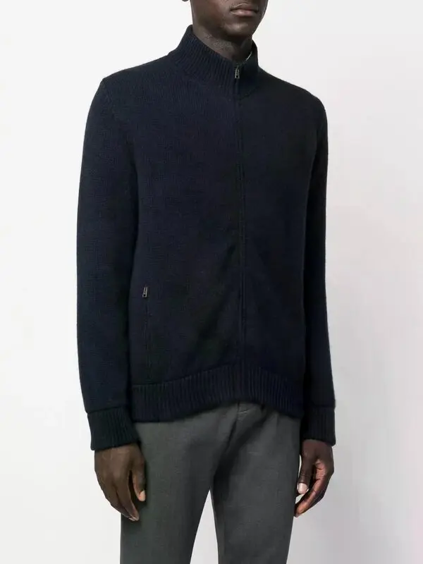 Boglioli Zip-up Cashmere Jumper