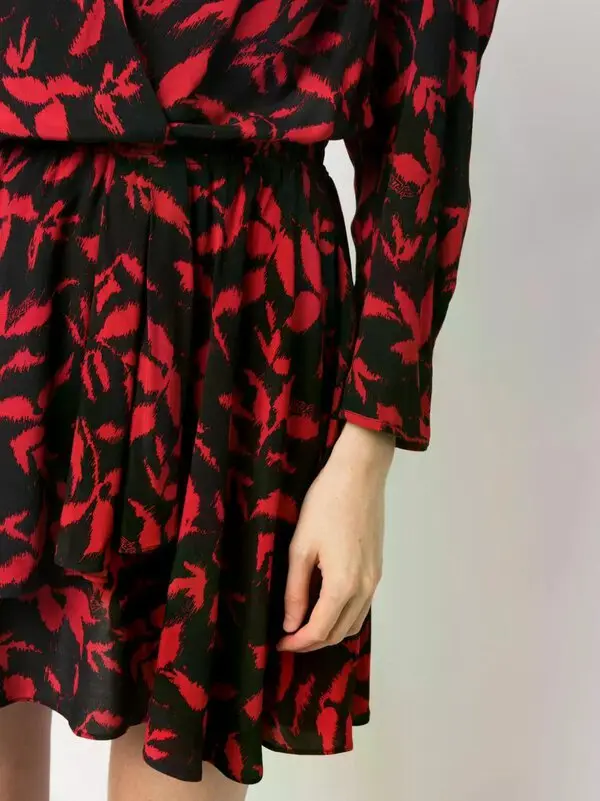 Zadig&Voltaire Rogers Leaf-print Mini Dress