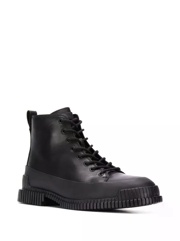 Camper Pix Lace-up Boots - Black