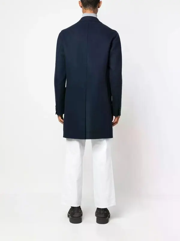 Colombo Notched-collar Single-breasted Coat
