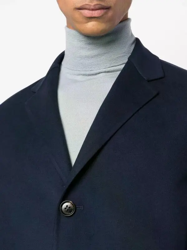 Colombo Notched-collar Single-breasted Coat