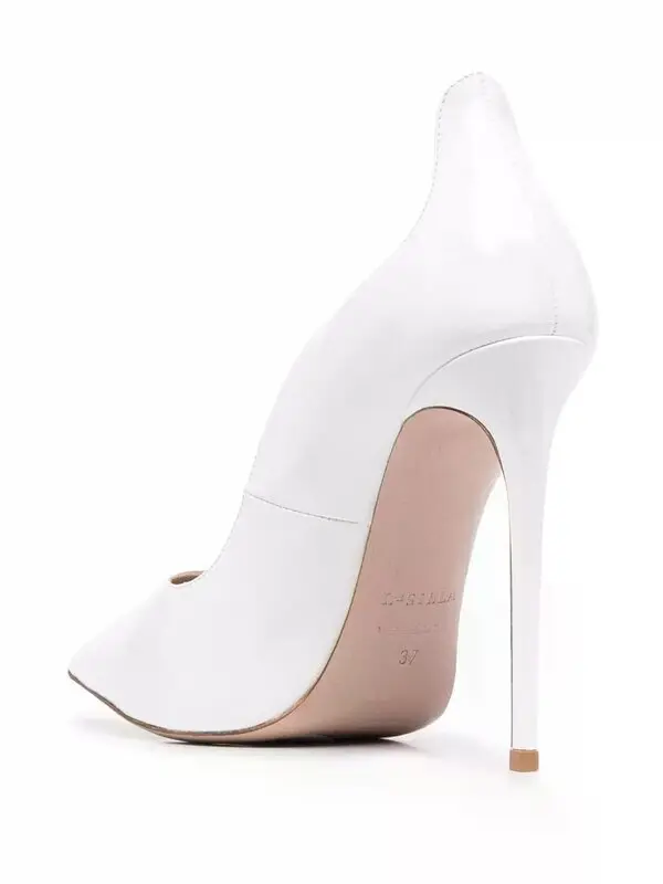 LE SILLA Ivy 120mm Pointed Toe Pumps - White