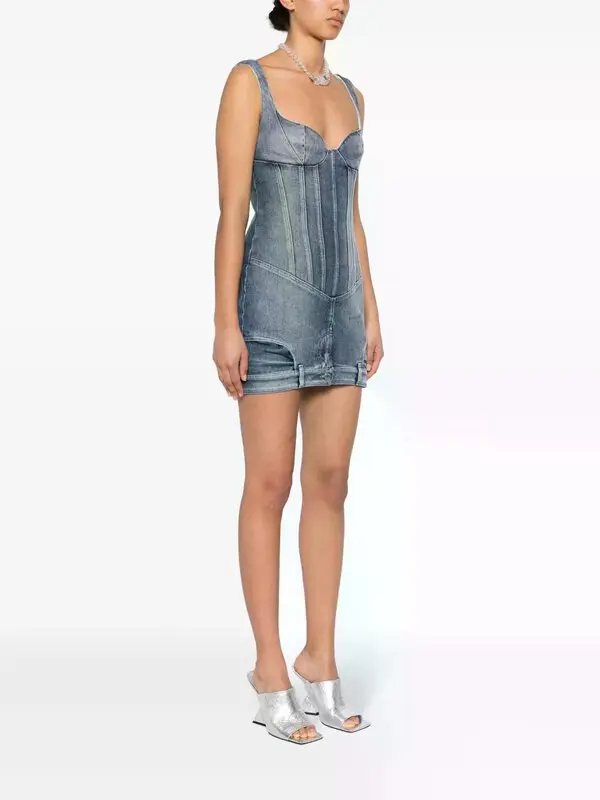 Off-White Upside Down Denim Dress