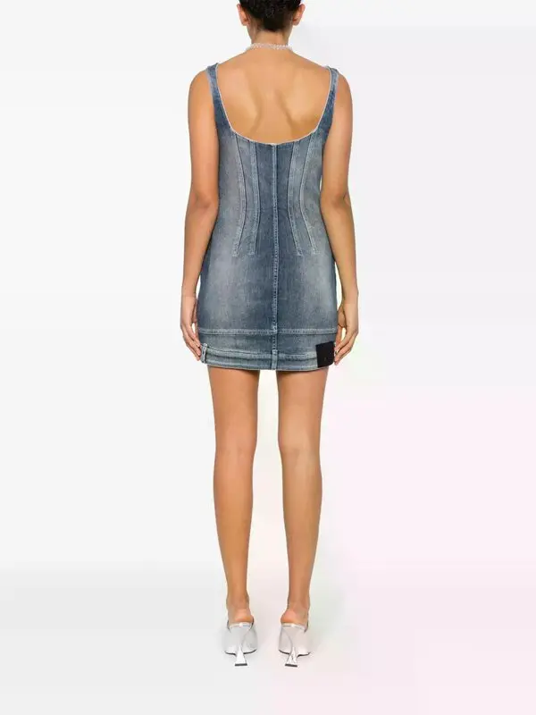 Off-White Upside Down Denim Dress