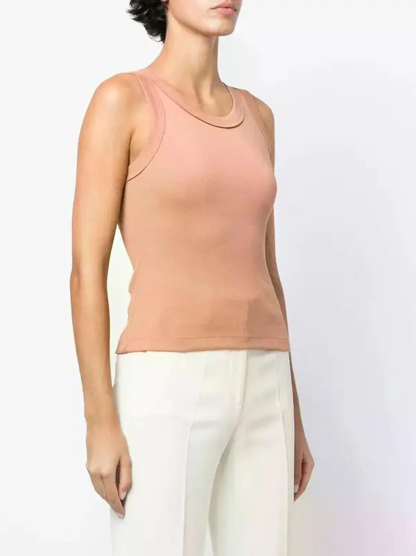 STYLAND Organic Cotton Vest Top - Neutrals