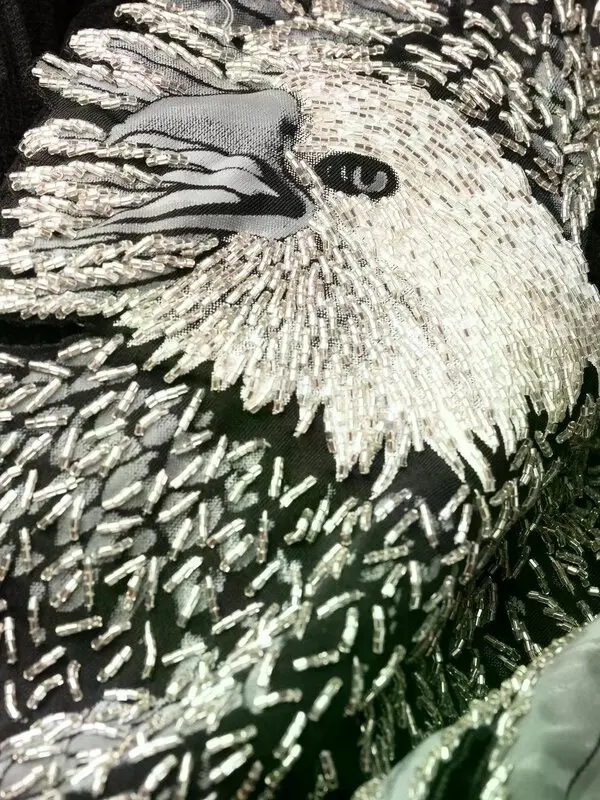 Philipp Plein Beaded Eagle Bath Robe