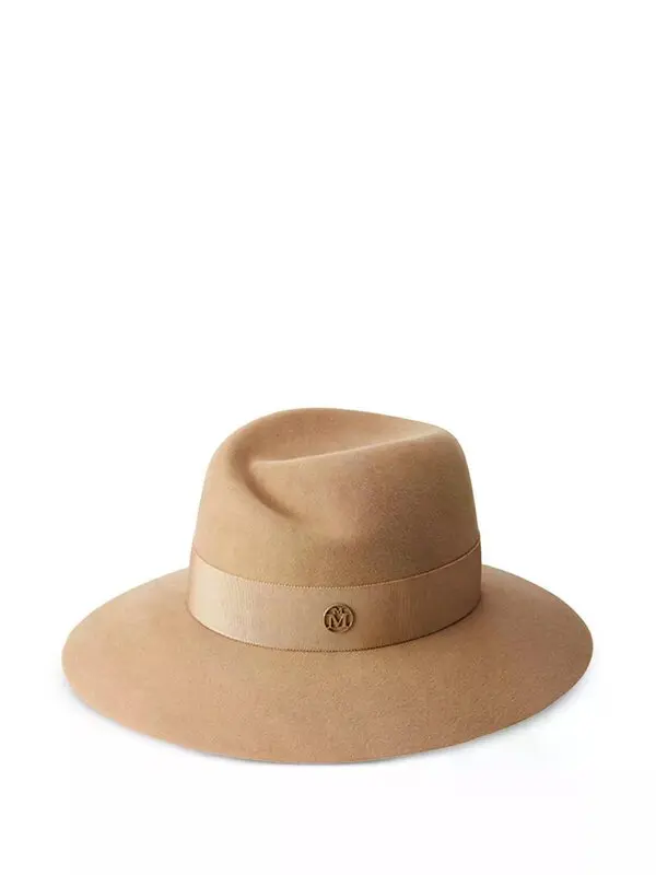 MAISON MICHEL Virginie Fedora Hat - Neutrals