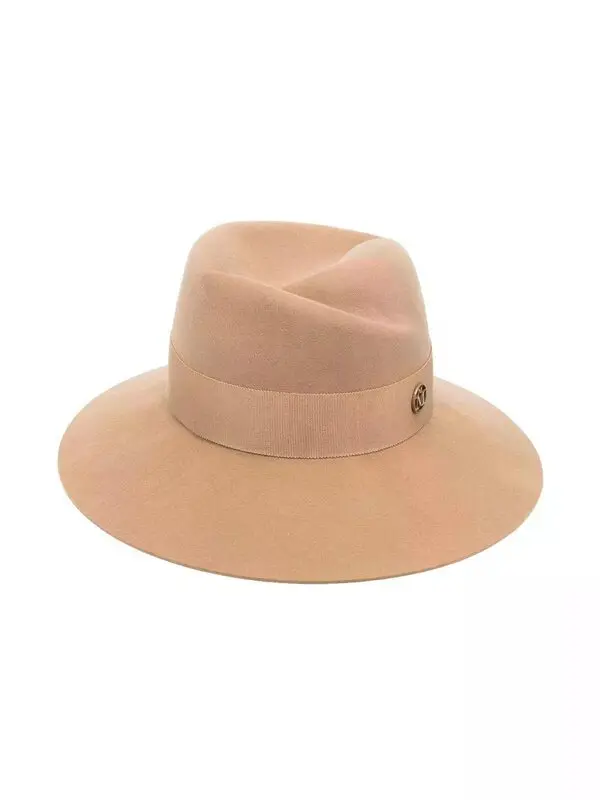 MAISON MICHEL Virginie Felt Fedora Hat - Neutrals