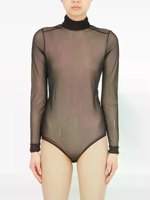 MAISON MARGIELA Four-stitch Sheer Bodysuit