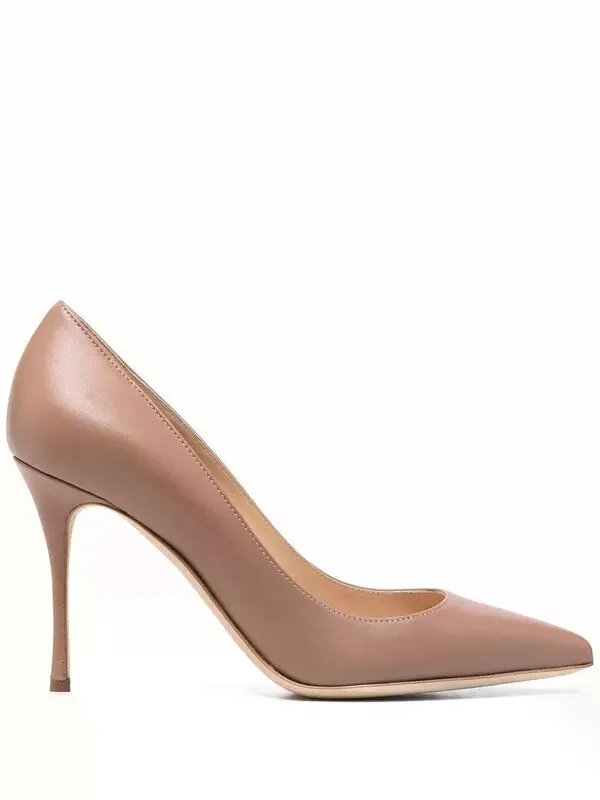SERGIO ROSSI Pointed-toe Pumps - Neutrals