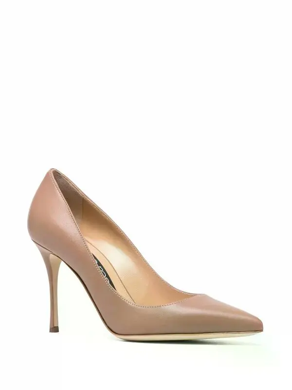 SERGIO ROSSI Pointed-toe Pumps - Neutrals