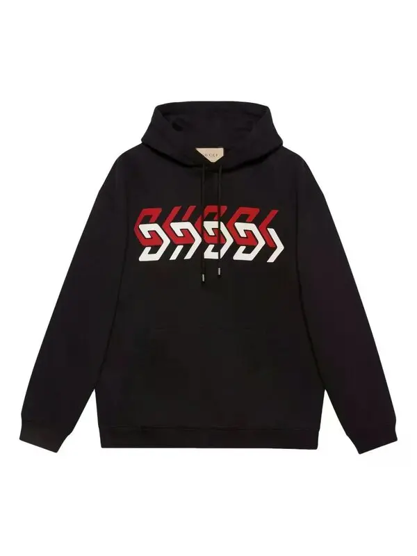 Gucci Mirrored-print Hoodie