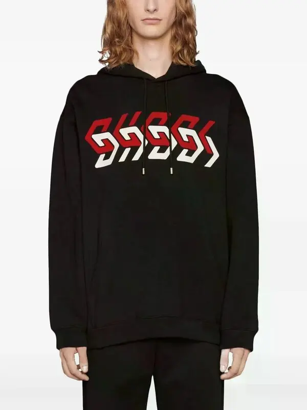 Gucci Mirrored-print Hoodie
