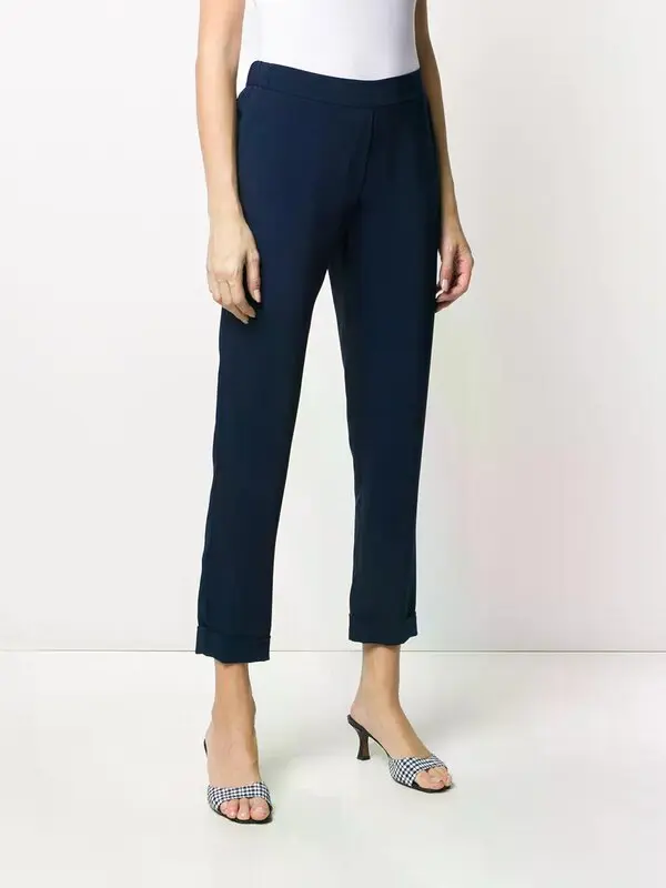 P.a.r.o.s.h Elasticated Slim-fit Trousers