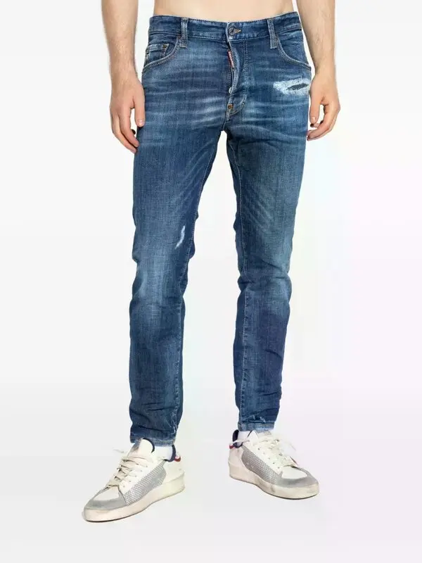 Dsquared2 Slim Fit Logo Tag Jeans