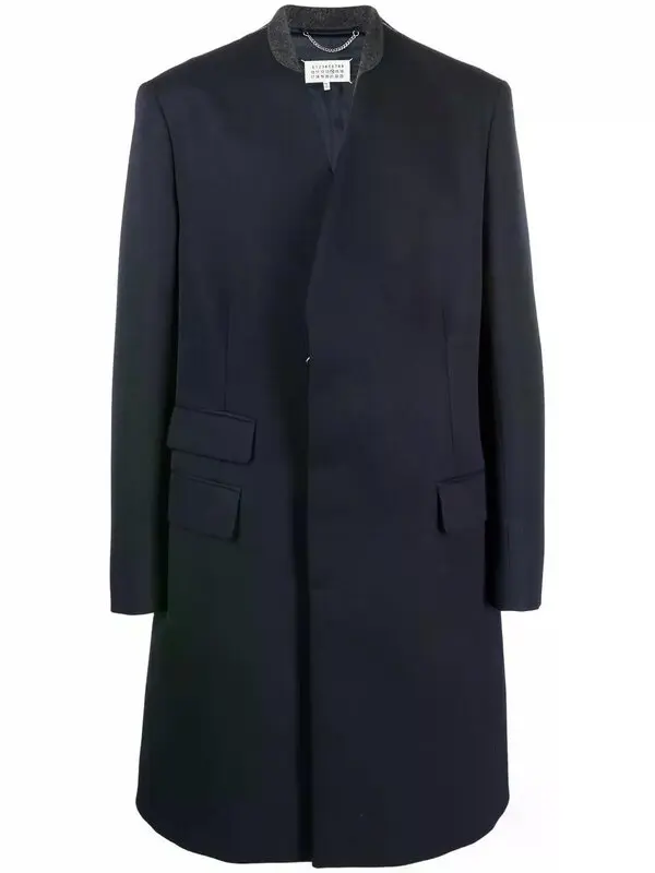 MAISON MARGIELA Mid-length Collarless Coat